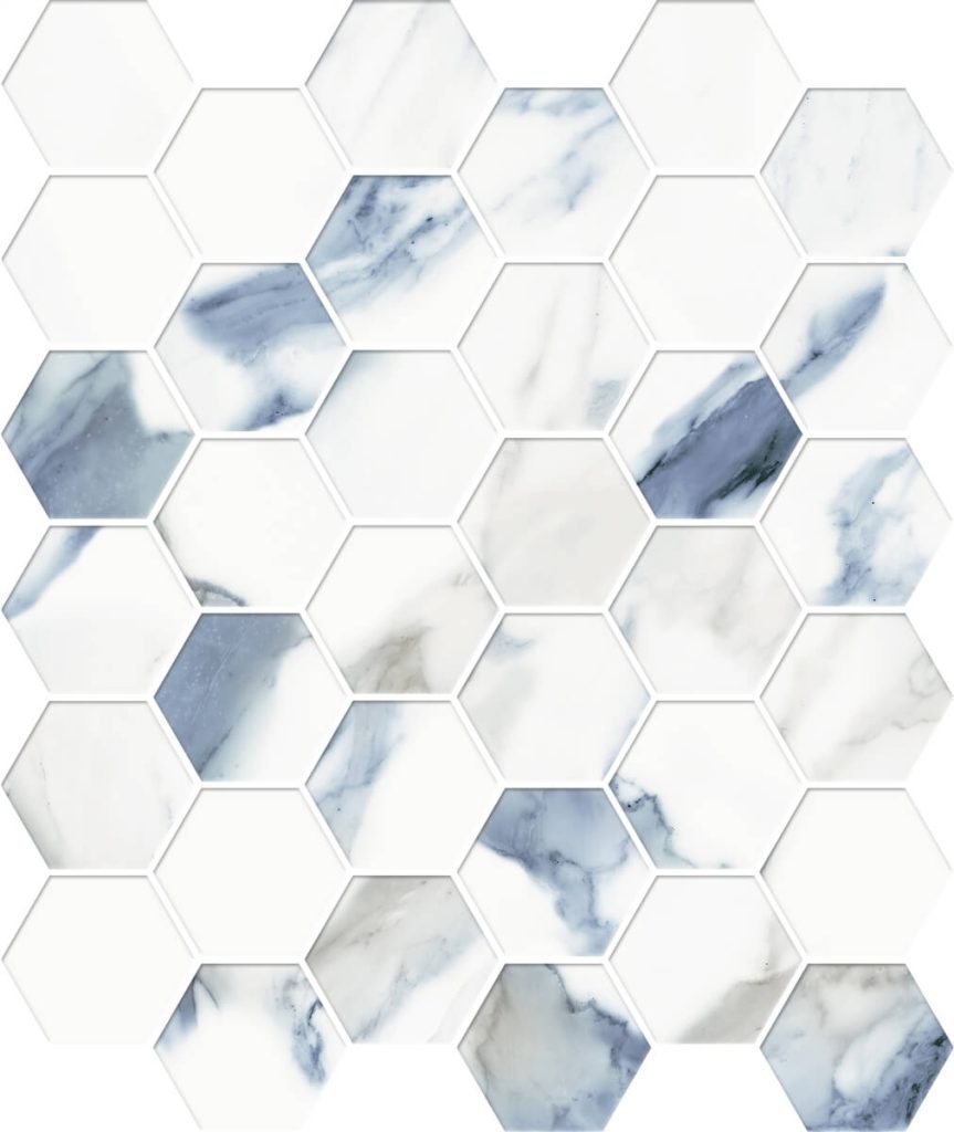 Calacatta Aqua Blue - Porcelain Tile and LVT-SPC Flooring Shop ...